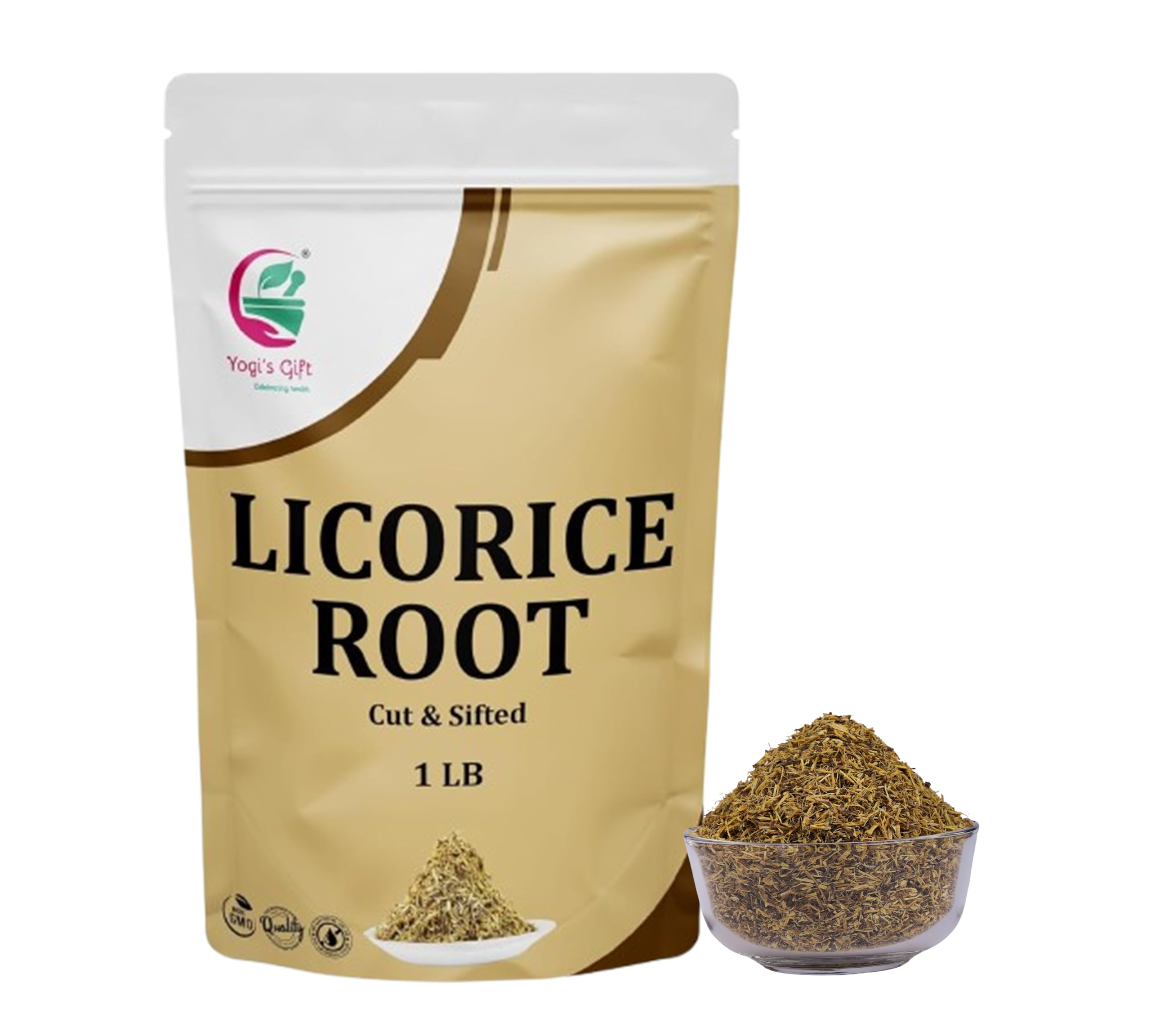 Licorice Root 1 LB, Cut and Sifted, 100% Pure & Natural Dried Licorice ...