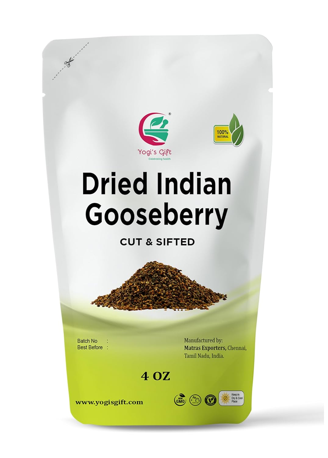 Dried Indian Gooseberry Granules 4 oz | Rich in Vitamin C, Fibre | Dri ...