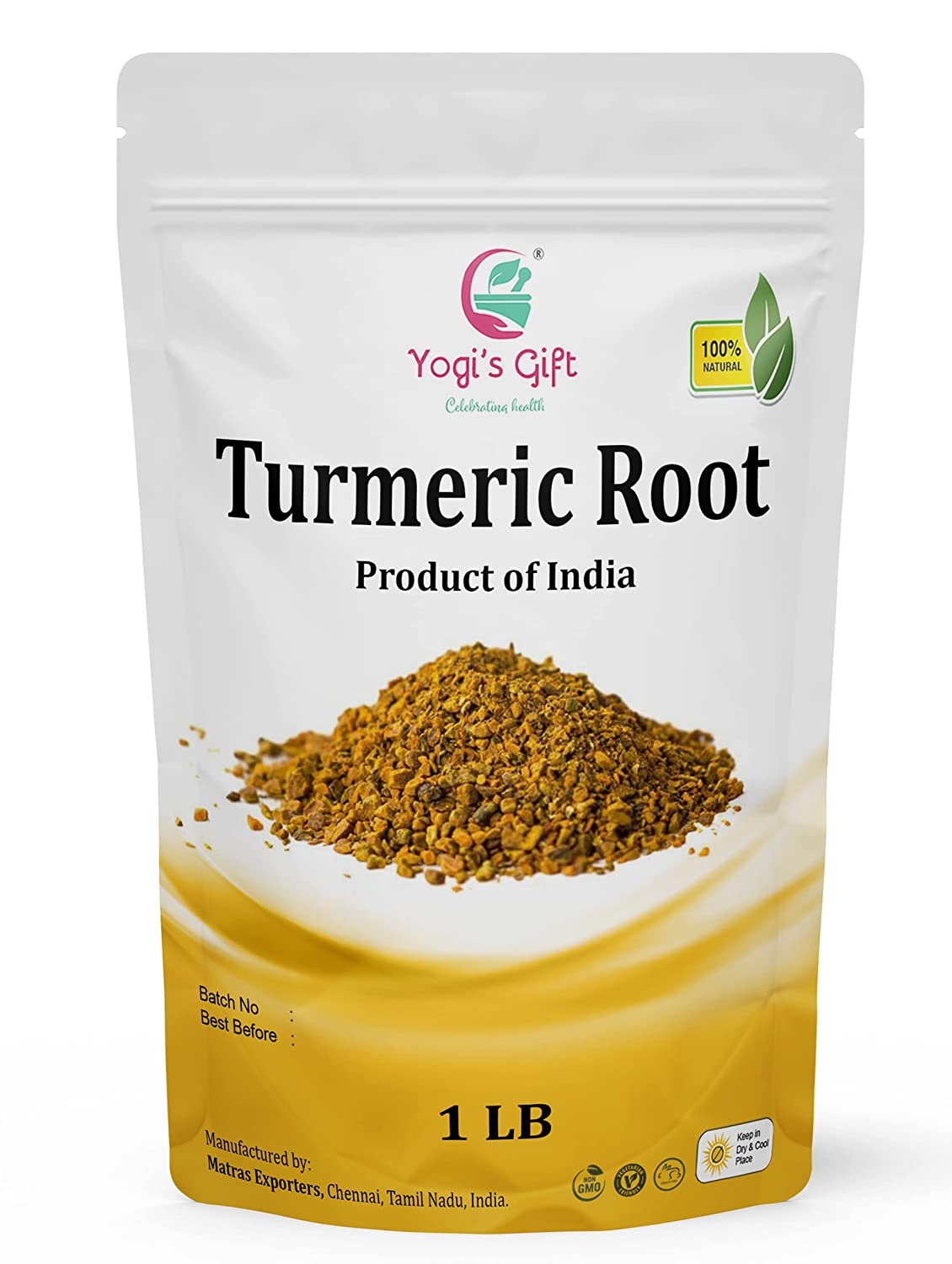 Turmeric root 1 LB | Cut and Sifted Dried Turmeric Pieces | Flavourful ...